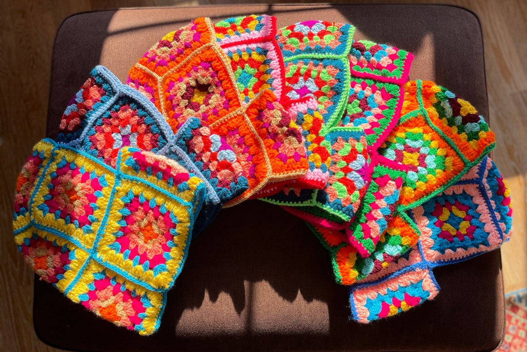 Crochet Colorful Balaclava for Women, 8 Different Colors Balaclava ...