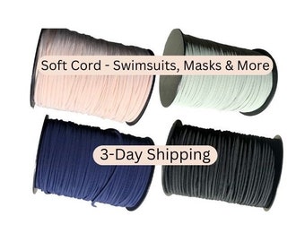 10 Yards 1/4 Soft Rayon Elastic Spaghetti String - Etsy