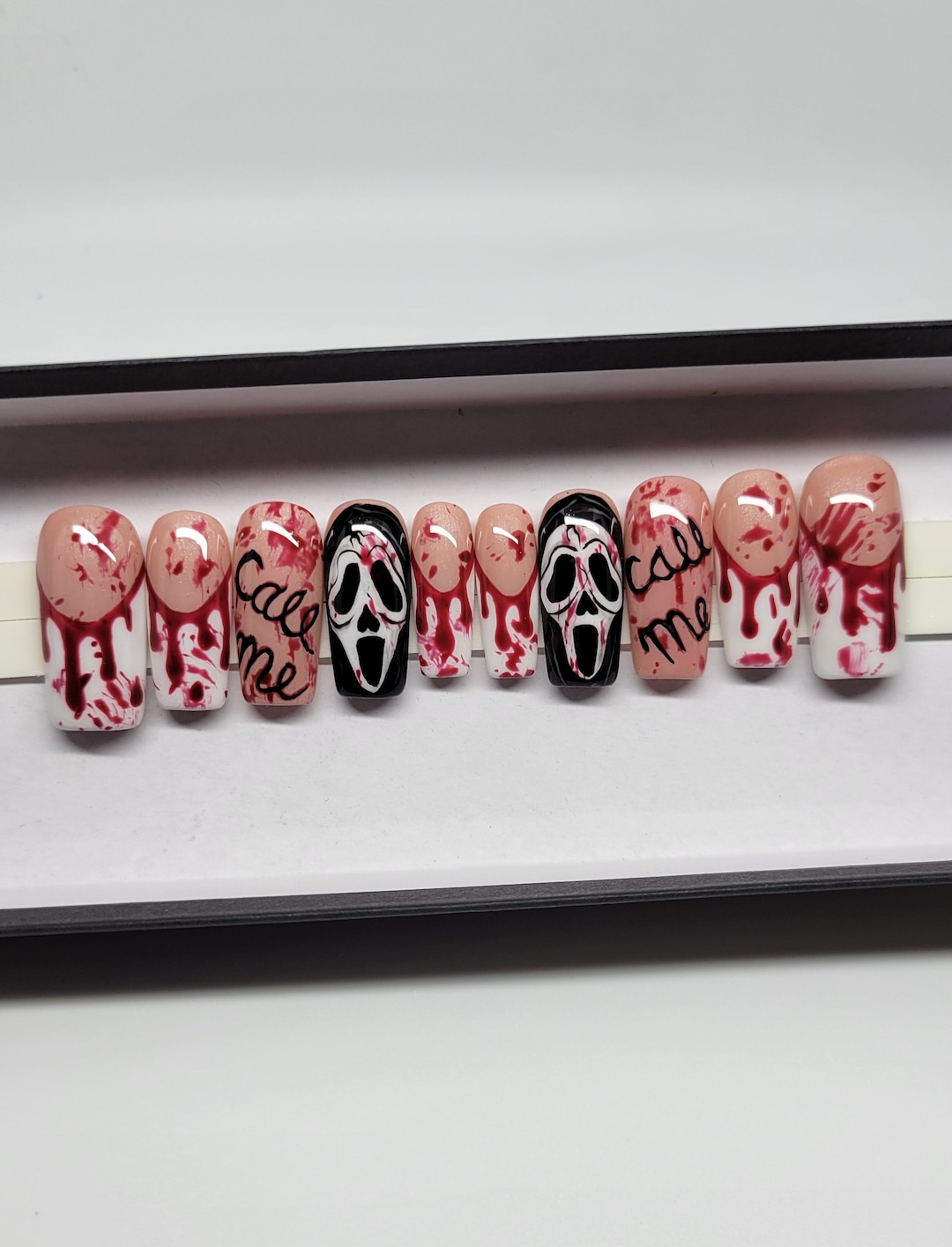 Call Me /scream Press Ons - Etsy