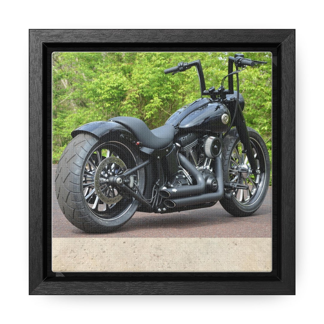 Harley Canvas Wraps - Motorcycle Fan - on the Road - Gift for Him ...