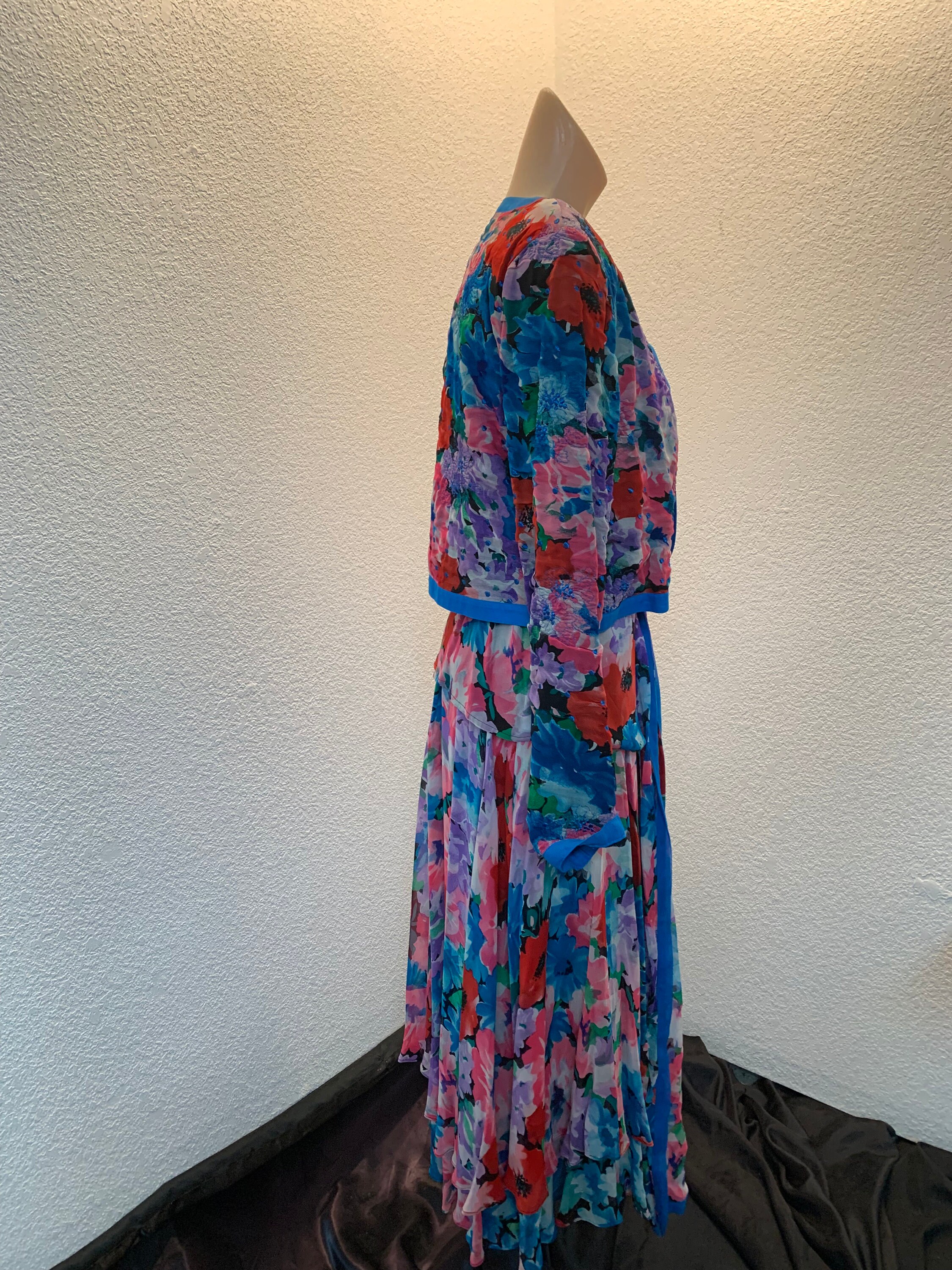 Vintage Diane Freis 4 Piece Gorgeous Silk Outfit One Size NWOT - Etsy