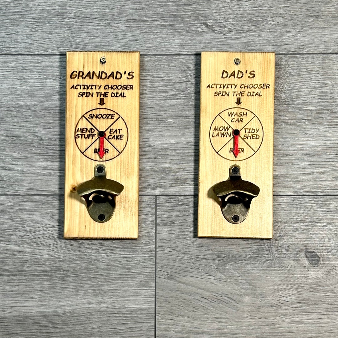 Activity Chooser Spinner, Beer Bottle Opener, Novelty Beer Opener - Etsy