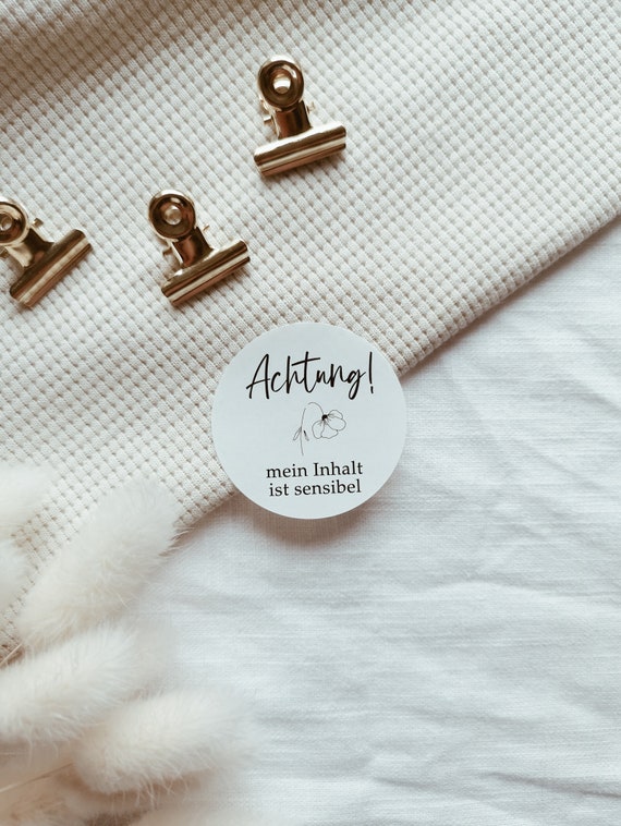 Stickers Caution Fragile Note Sticker Caution Glass Content - Etsy