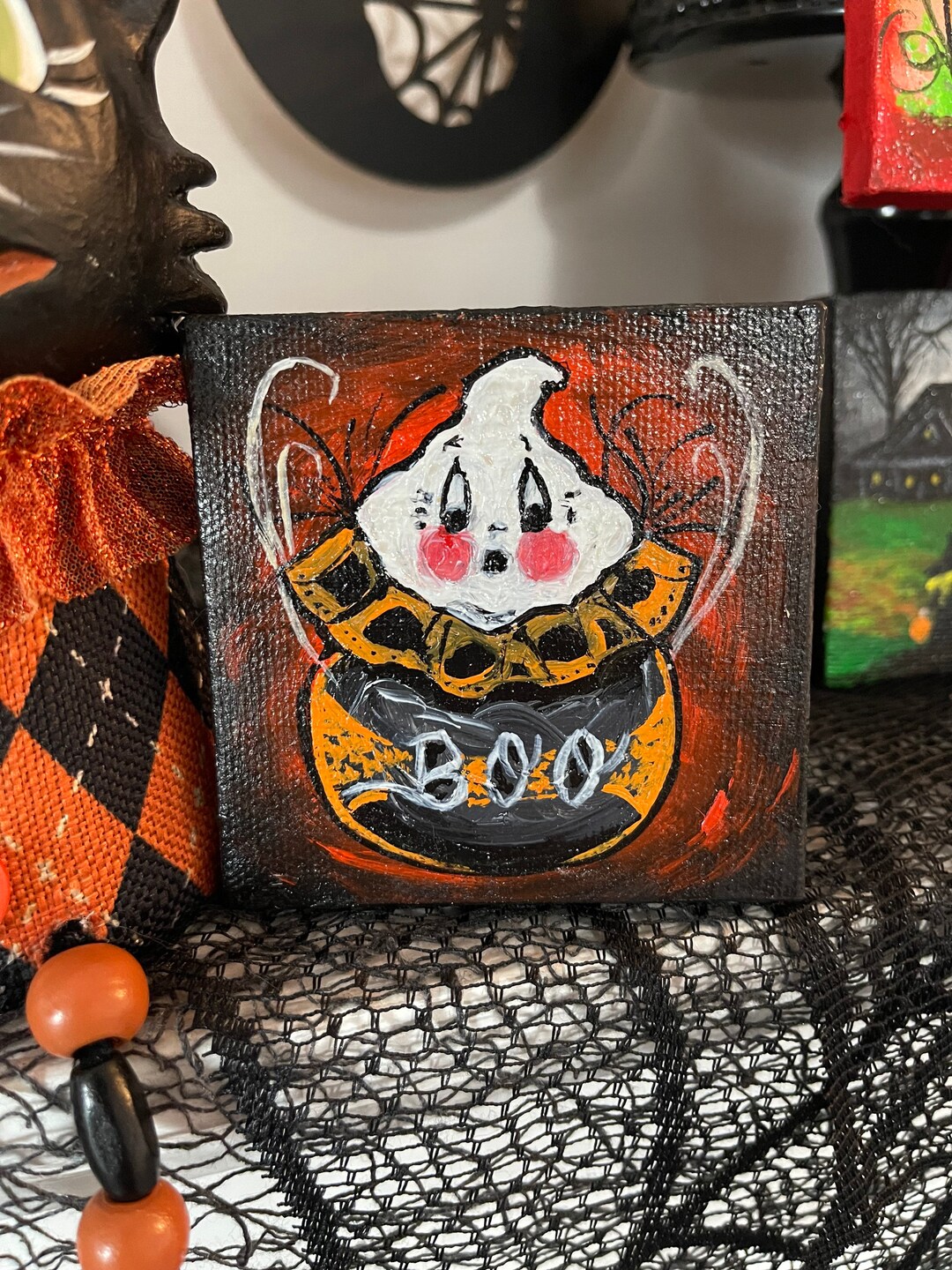 3x3 Vintage Ghost - Etsy