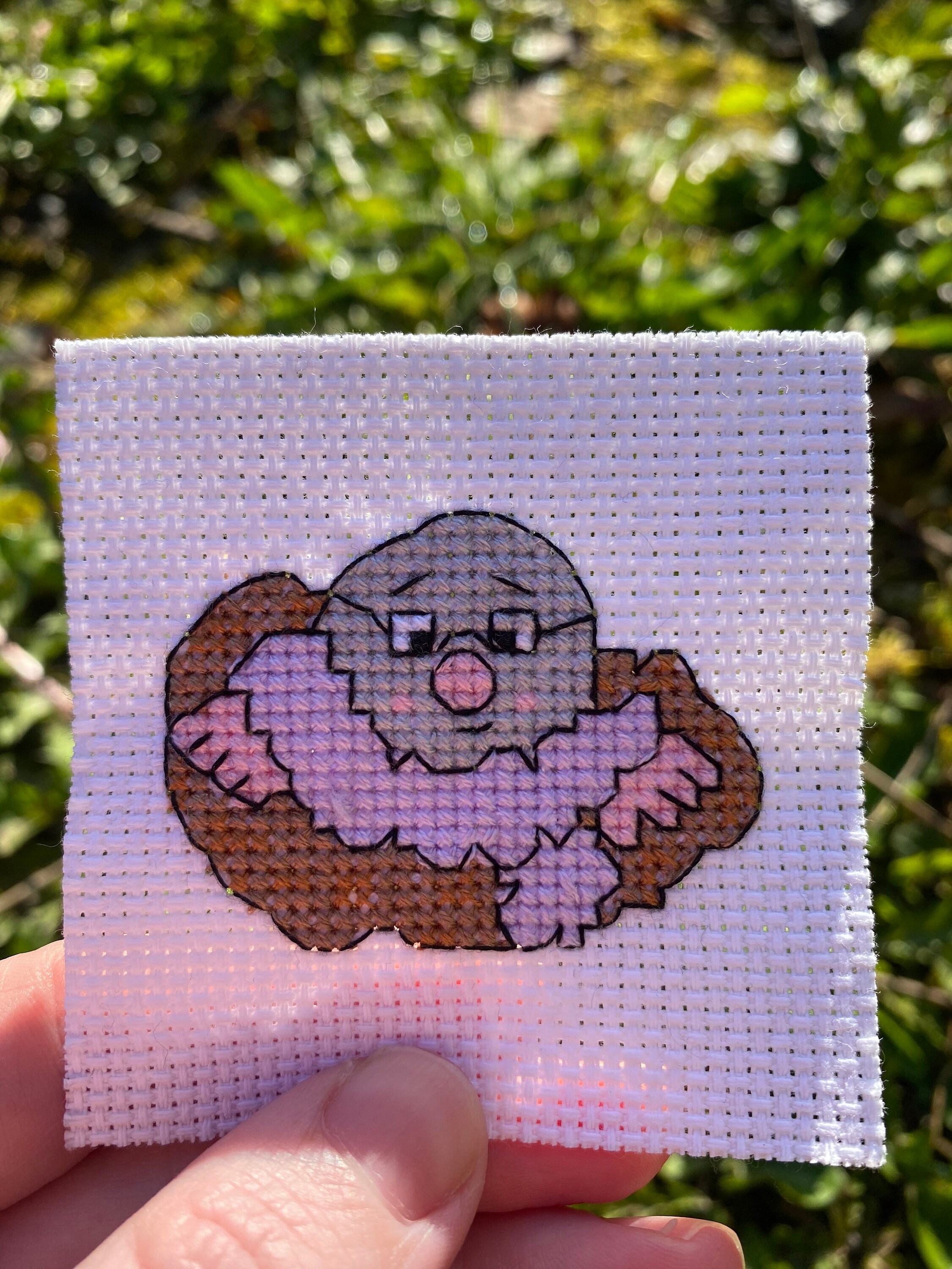 Mole Cross Stitch Pattern, Cute Mole Pattern, Small Mole Pattern, Funny ...