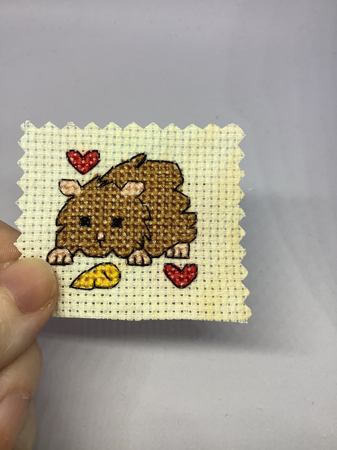 Tiny Hamster Cross Stitch Pattern Small Hamster Cross Stitch - Etsy