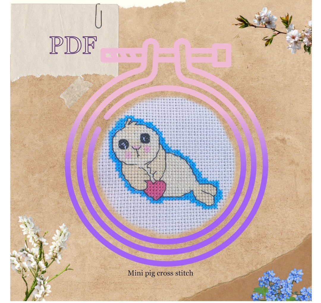 Seal Pup Cross Stitch Pattern, Baby Seal Cross Stitch Pattern, Cute ...