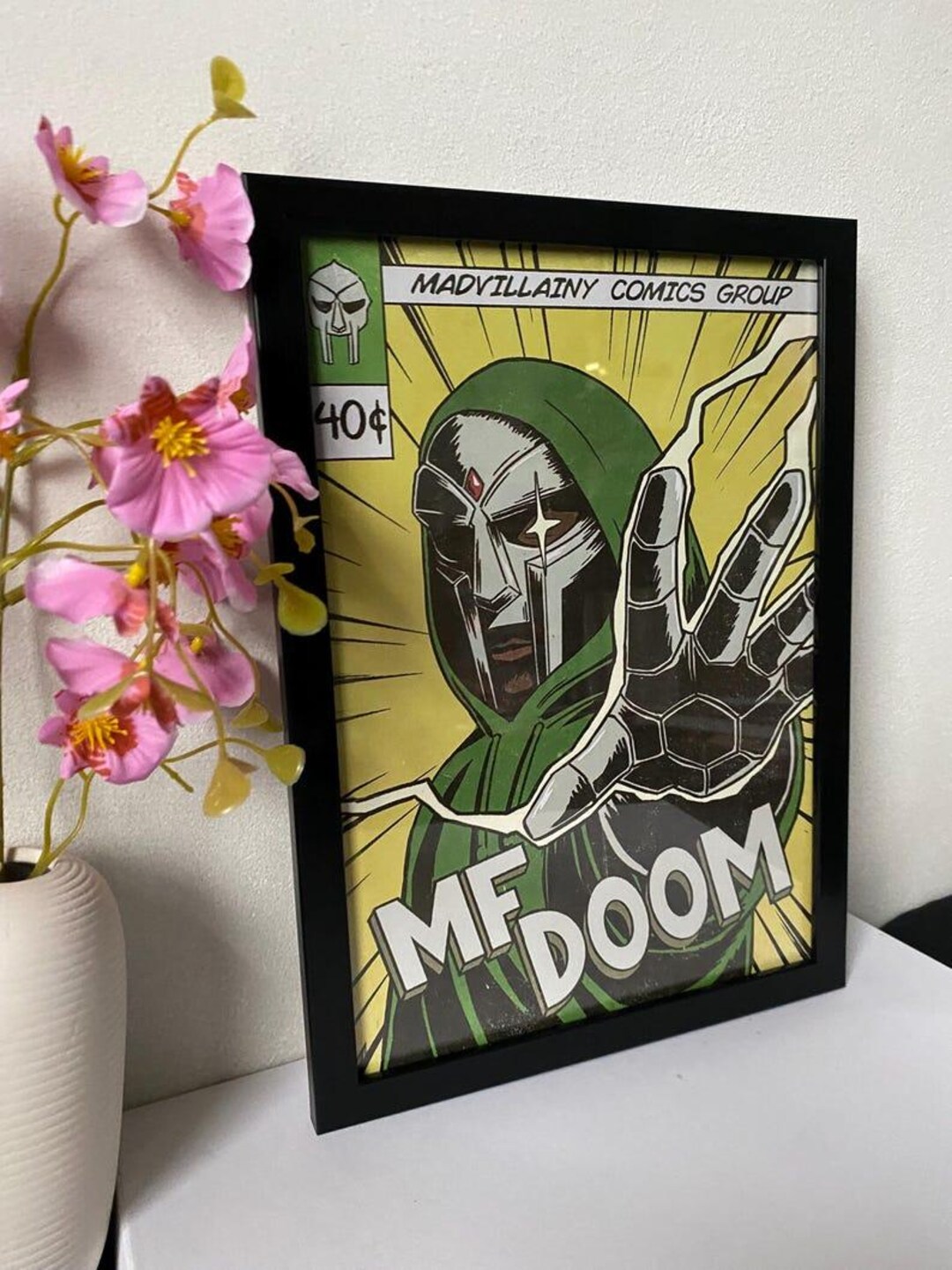 MF Doom Poster, MF Doom Madvillainy Album, Home Decor, Wall Art, Room Decor Hip Hop Vintage ...