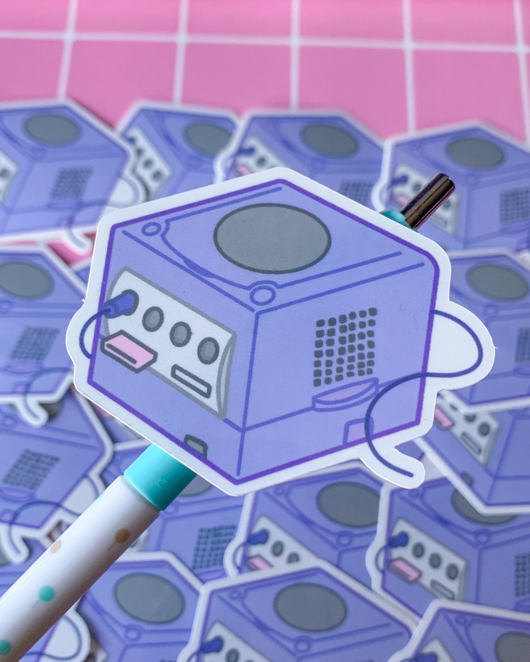 Pastel Gamecube Stickers - Aesthetic Stickers Kawaii - Vinyl - Etsy