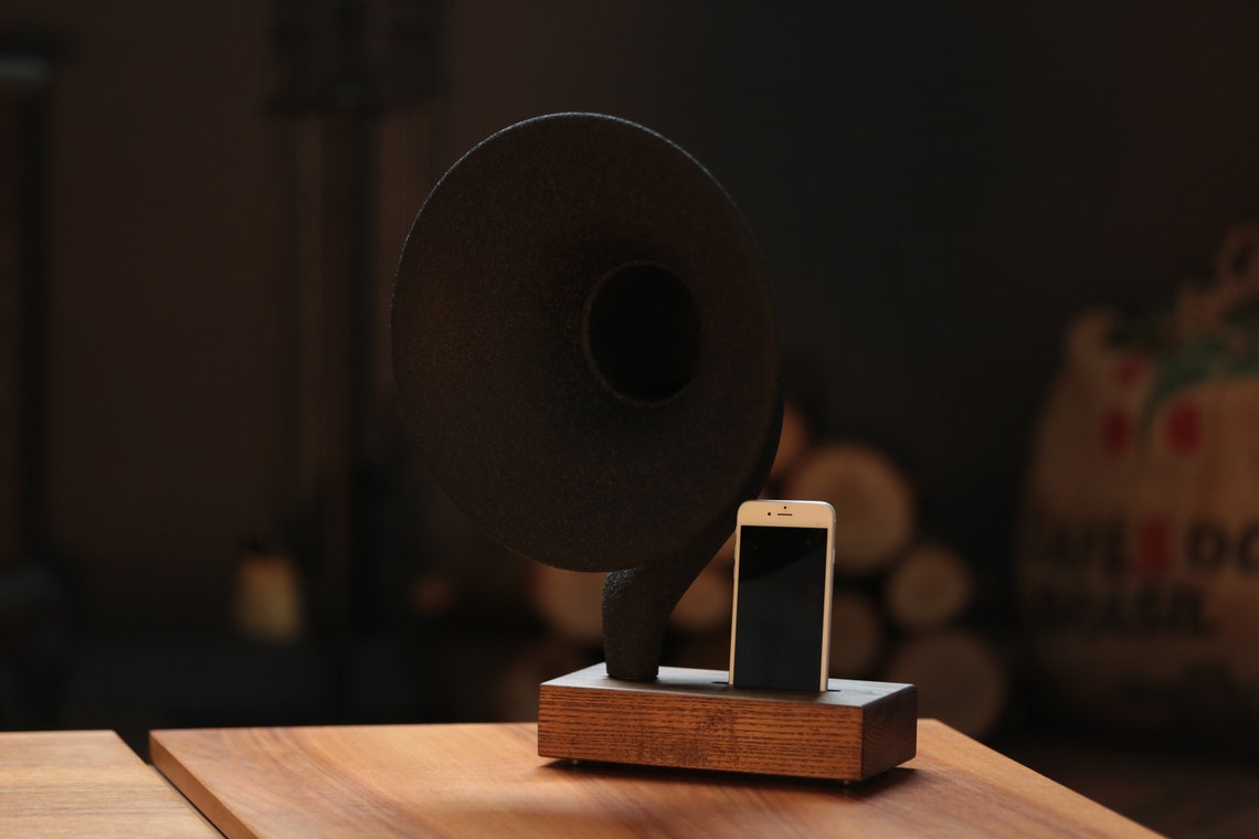 Acoustic Iphone Speaker Gramophone Iphone Passive Speaker - Etsy