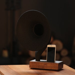 Acoustic iPhone Speaker Gramophone iPhone Passive Speaker - Etsy