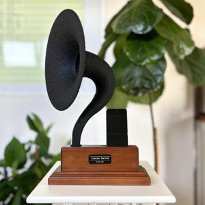 Acoustic iPhone Speaker, Gramophone iPhone Passive Speaker, Unique ...