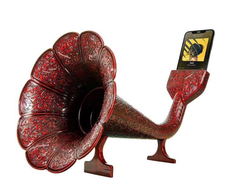 Iphone Passive Speaker Acoustic Iphone Copper Speaker | Etsy