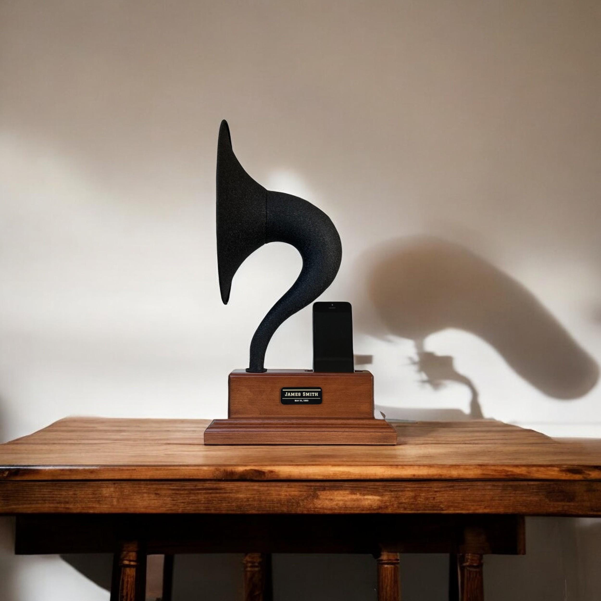 Acoustic iPhone Speaker, Gramophone iPhone Passive Speaker, Office ...