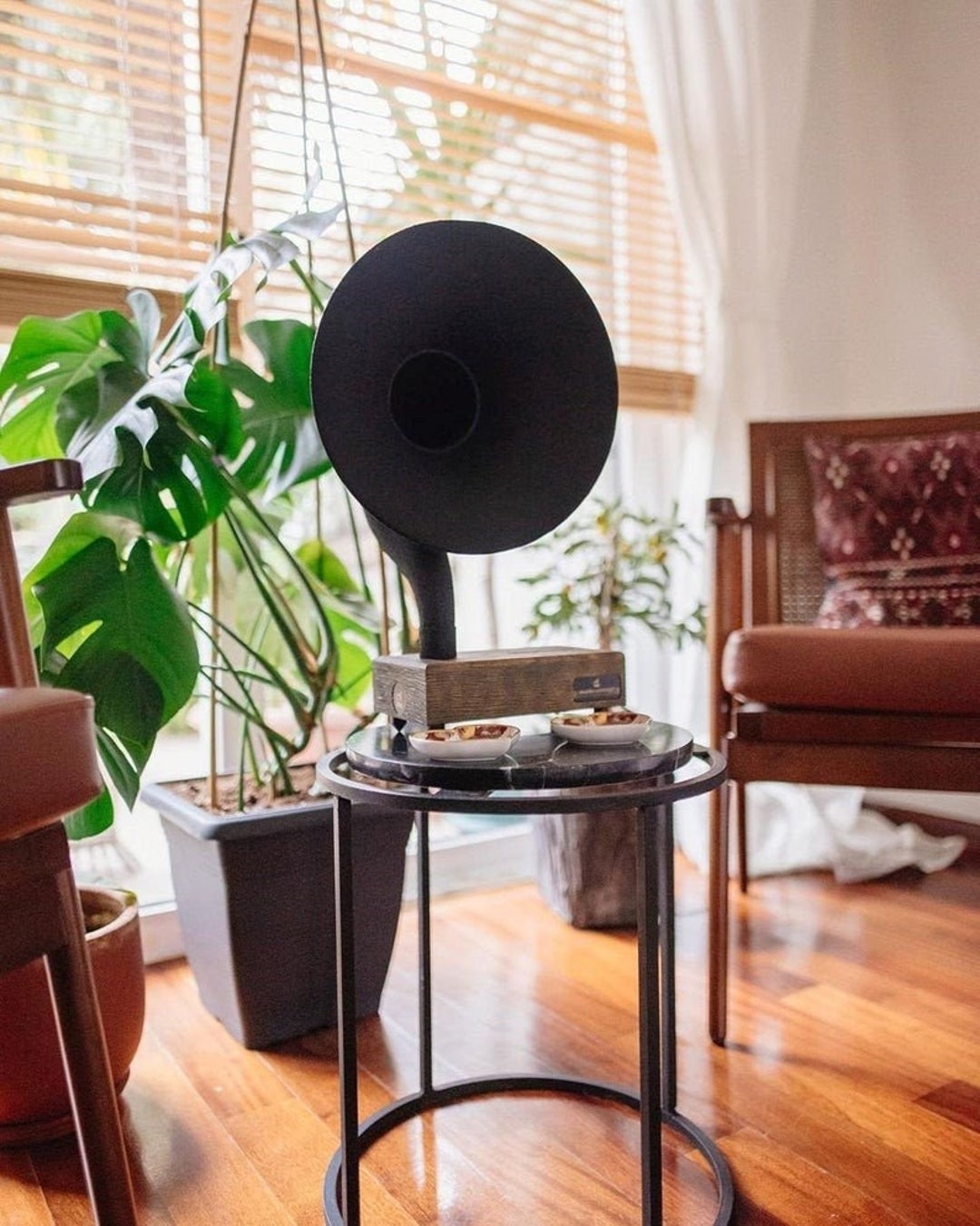Unique Gift for Him– Handmade Gramophone iPhone Speaker, Acoustic Phone ...