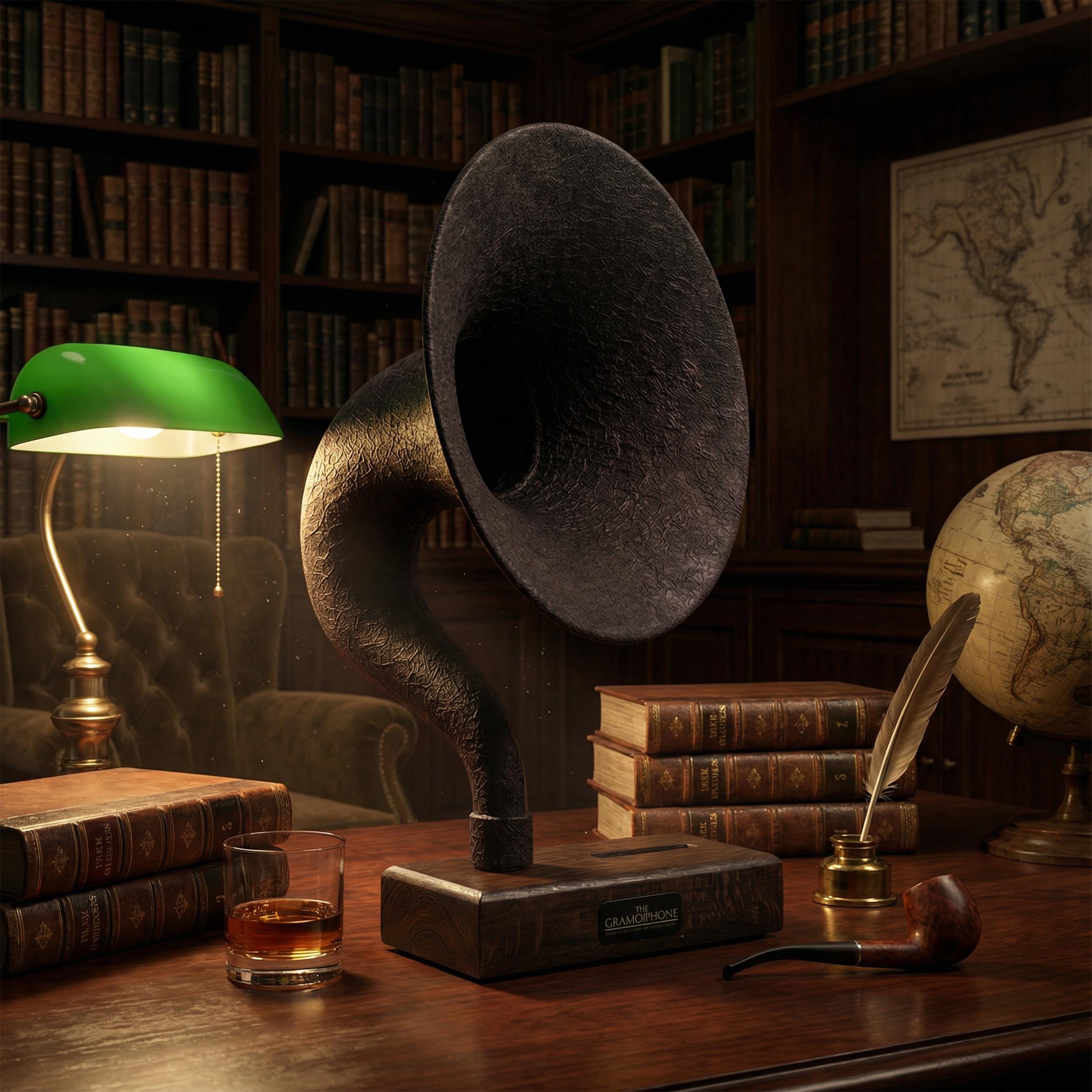 Gramophone iPhone Speaker, Housewarming Gifts, Handmade Gift for Music ...