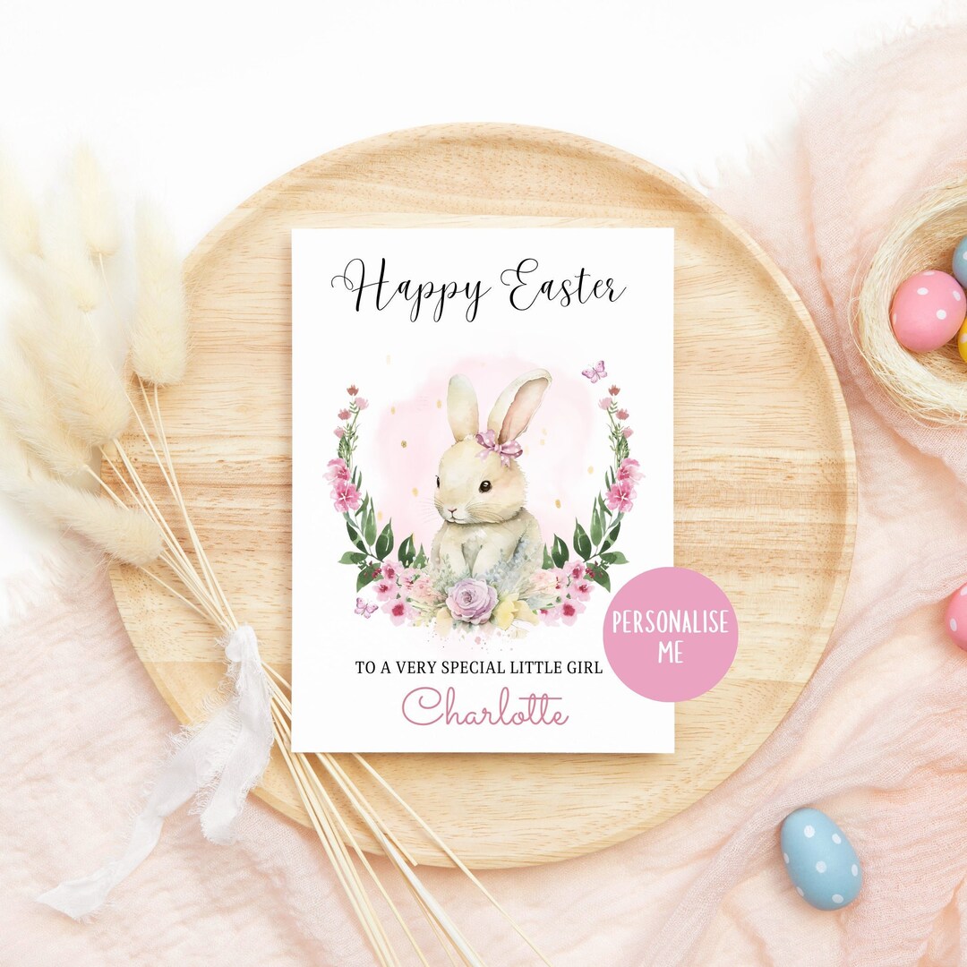 Cute and Colorful Easter Card for Daughter, Granddaughter, Niece ...