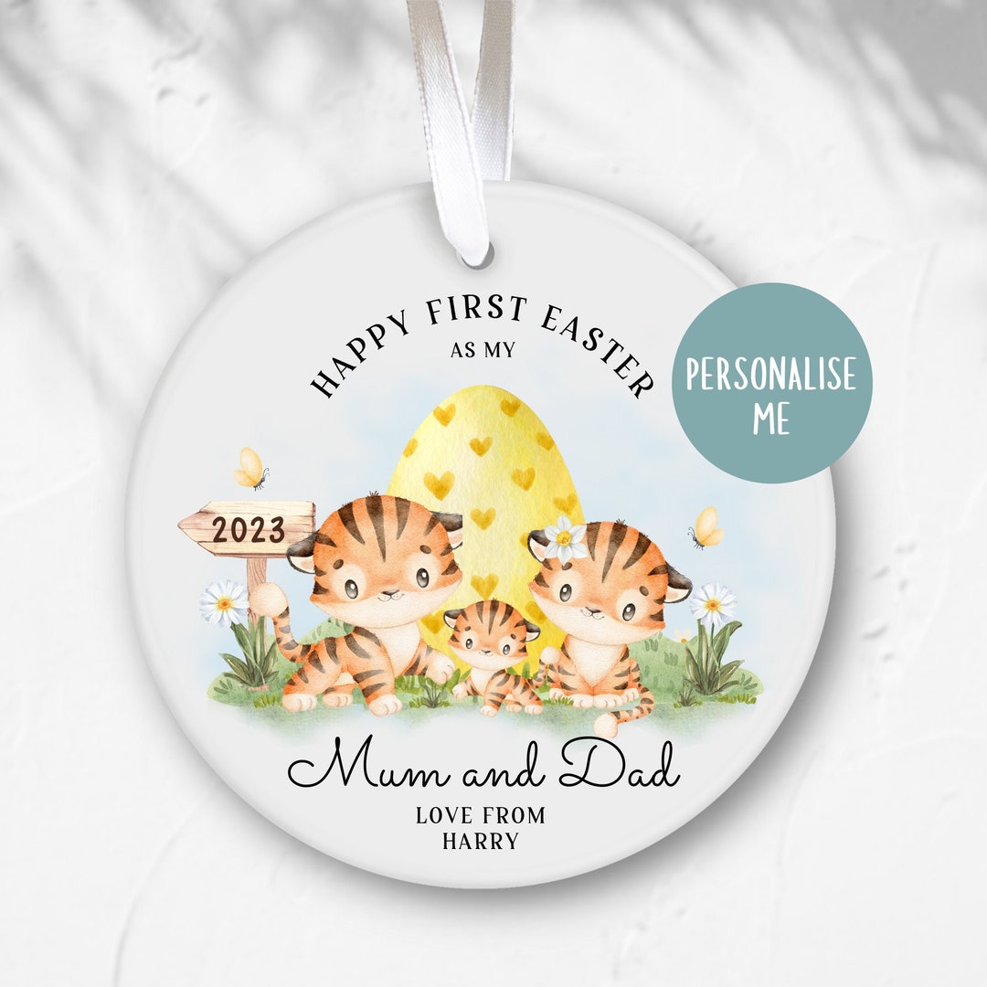 Personalised First Easter as My Mum and Dad, Gift for Mummy, Daddy ...