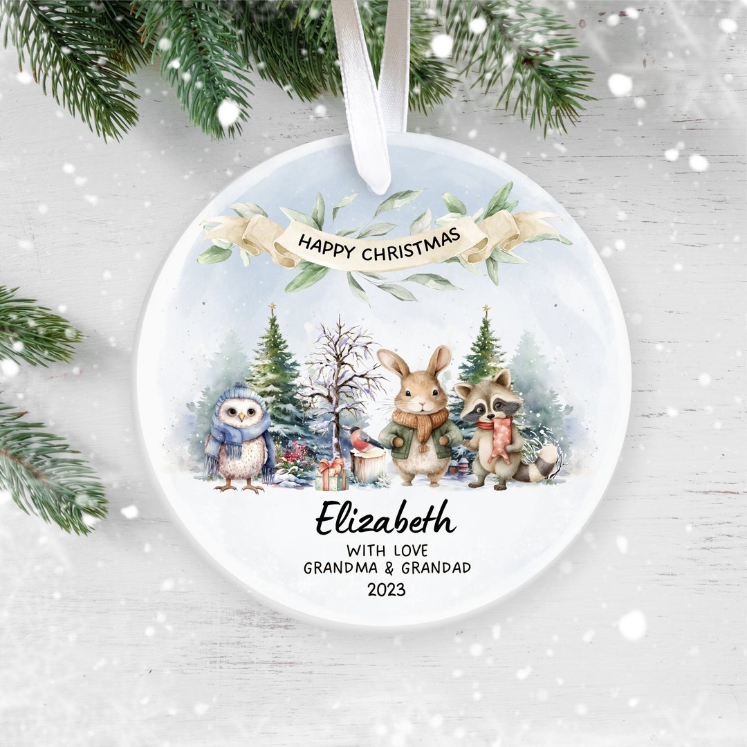 Boule de Noël personnalisée pour petit-fils, petite-fille, nièce, neveu ...