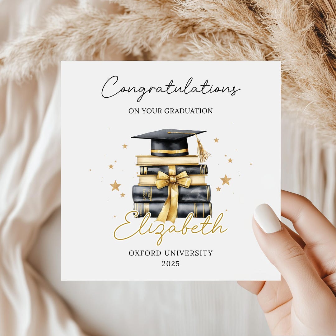 Personalised Graduation Card, University Graduation Card ...