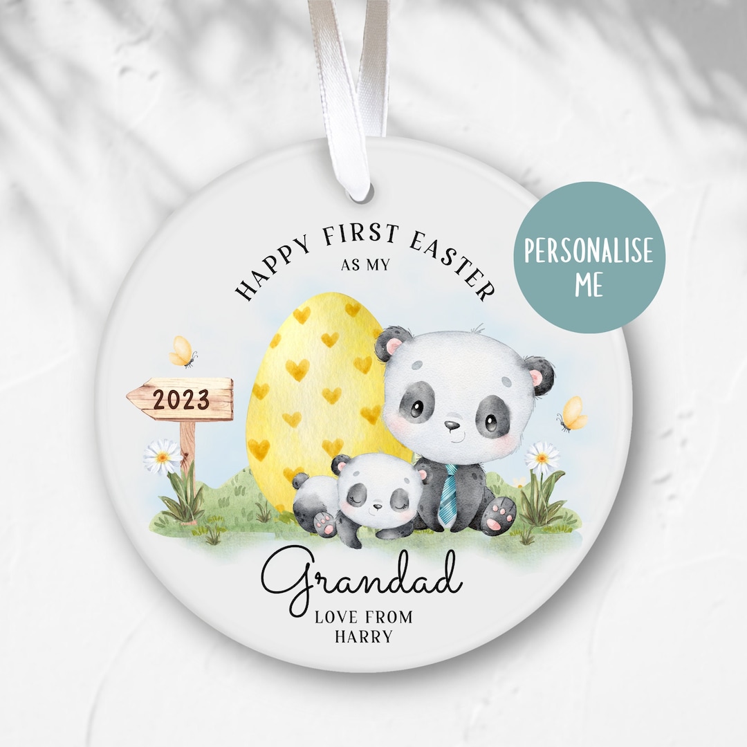 Personalised First Easter as My Grandad, Gift for Grandpa, Uncle ...
