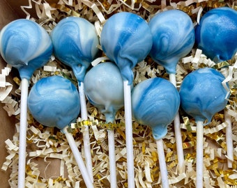 Baby Blue Cake Pops | Etsy