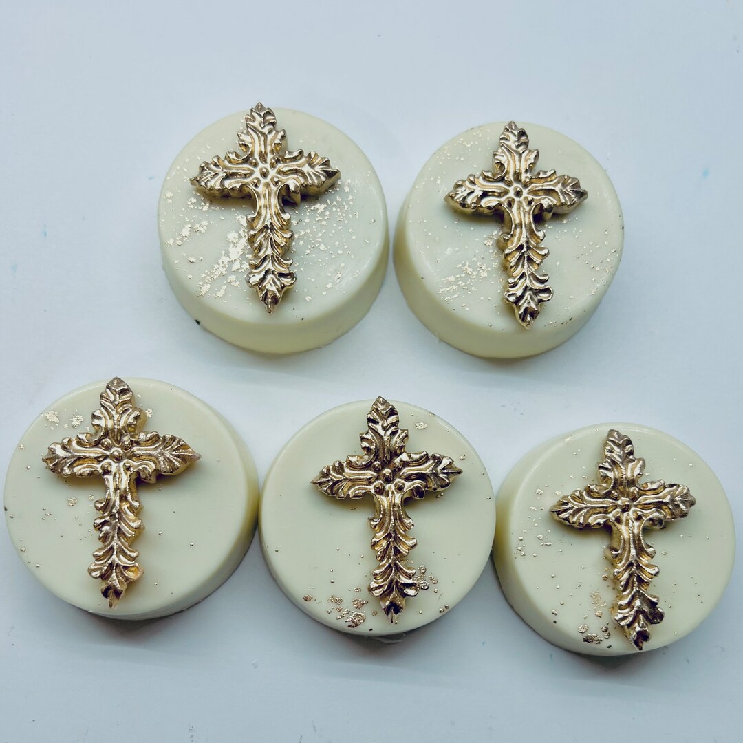 Chocolate Covered Oreos Cross Holy Communion Baptism Party Favors ...