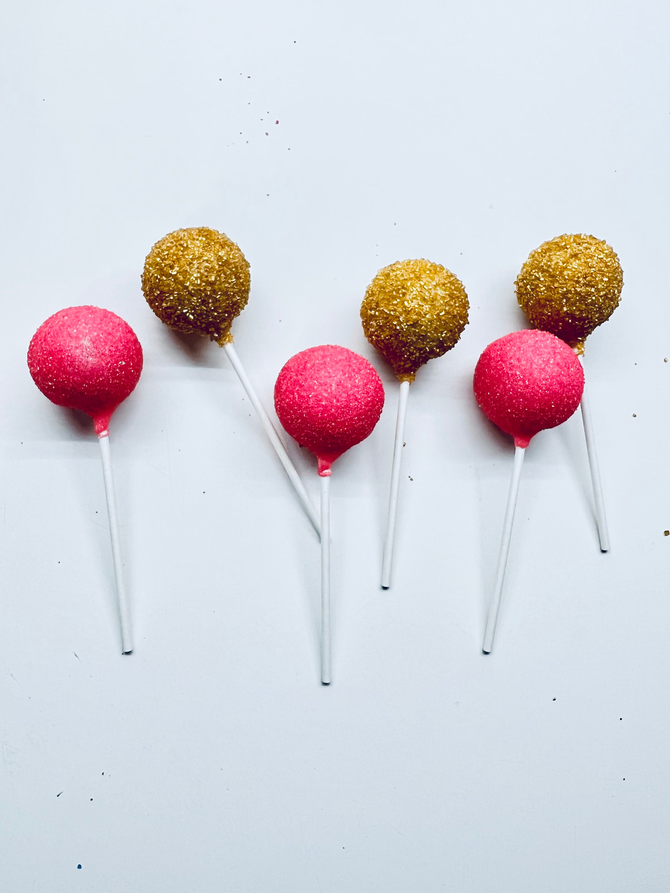 Edible Glitter Cake Pops