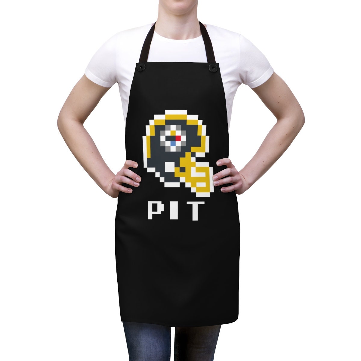 Pittsburgh Tecmo Style 8-bit Helmet Apron - Etsy