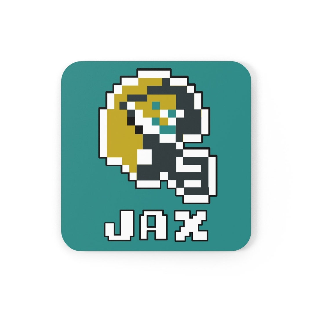 Jacksonville Tecmo Style 8-bit Helmet Coaster - Etsy