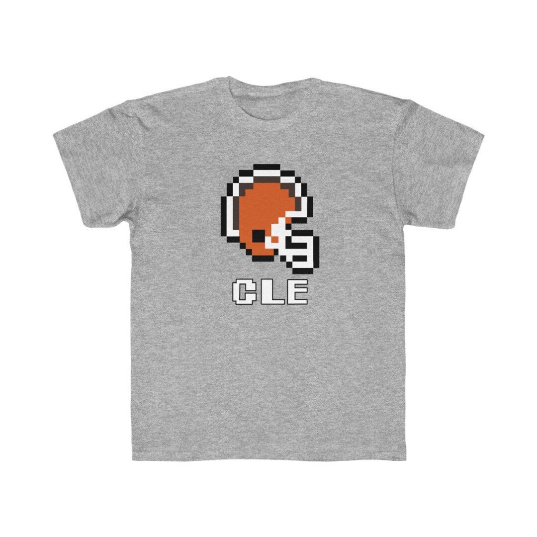 Kids Cleveland Tecmo Style 8-bit Helmet T-shirt - Etsy