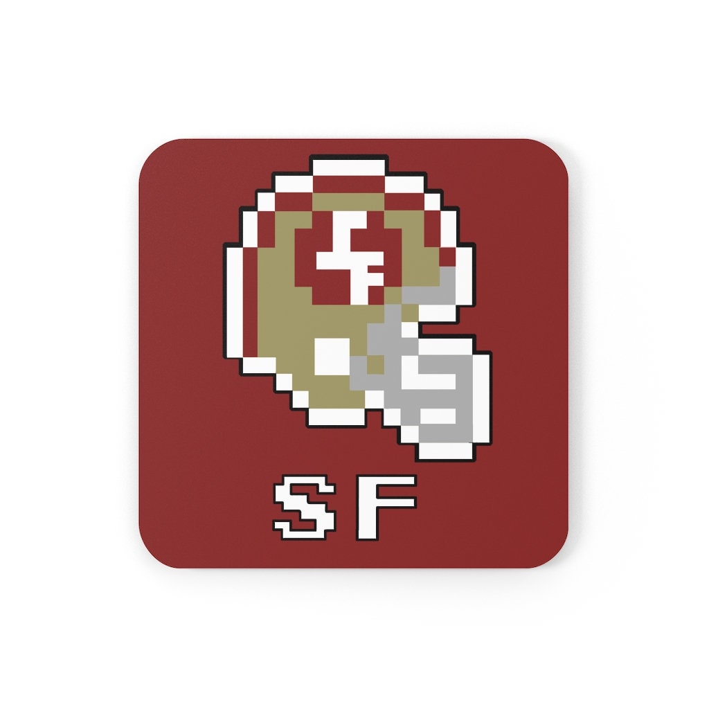 San Francisco Tecmo Style 8-bit Helmet Coaster - Etsy