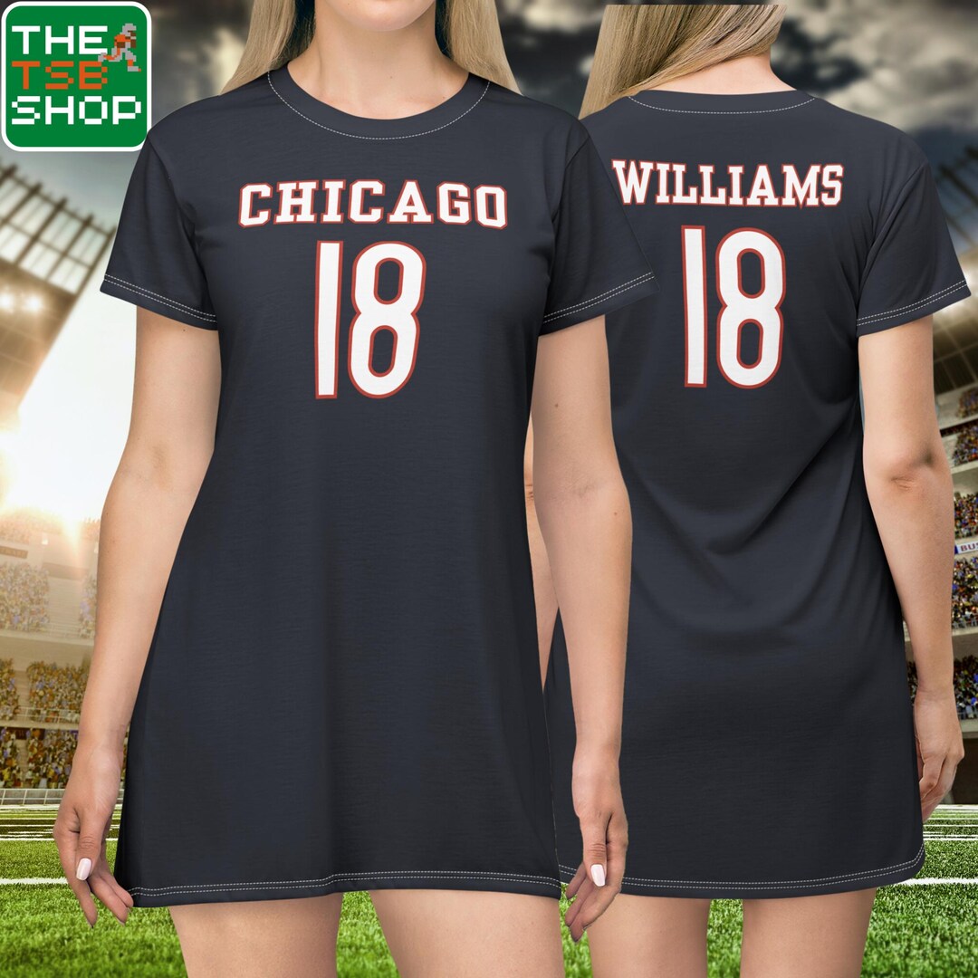 Caleb Williams Jersey T Shirt Dress Chicago - Etsy