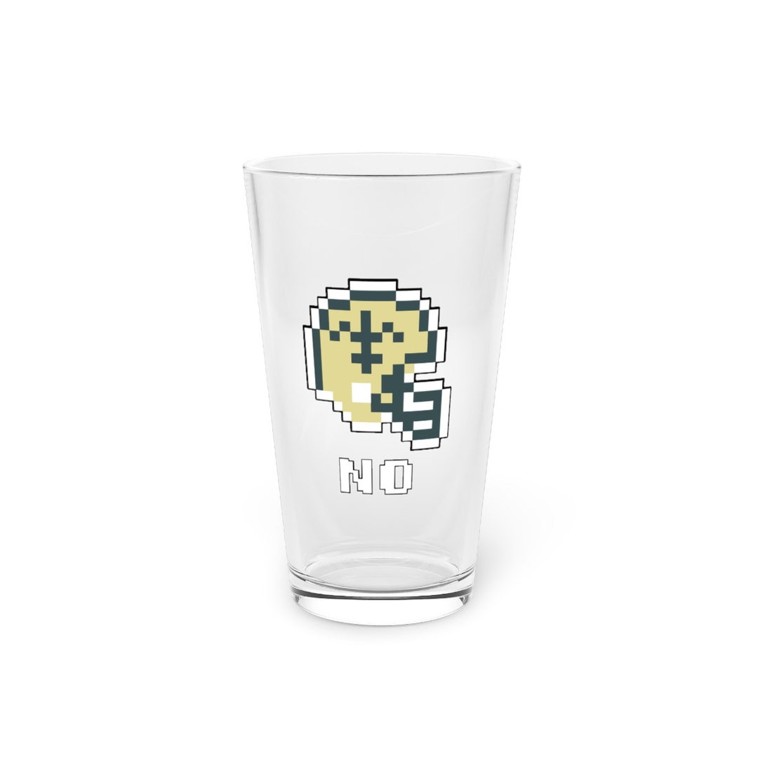 New Orleans Tecmo Style 8-bit Helmet Pint16oz Glass - Etsy