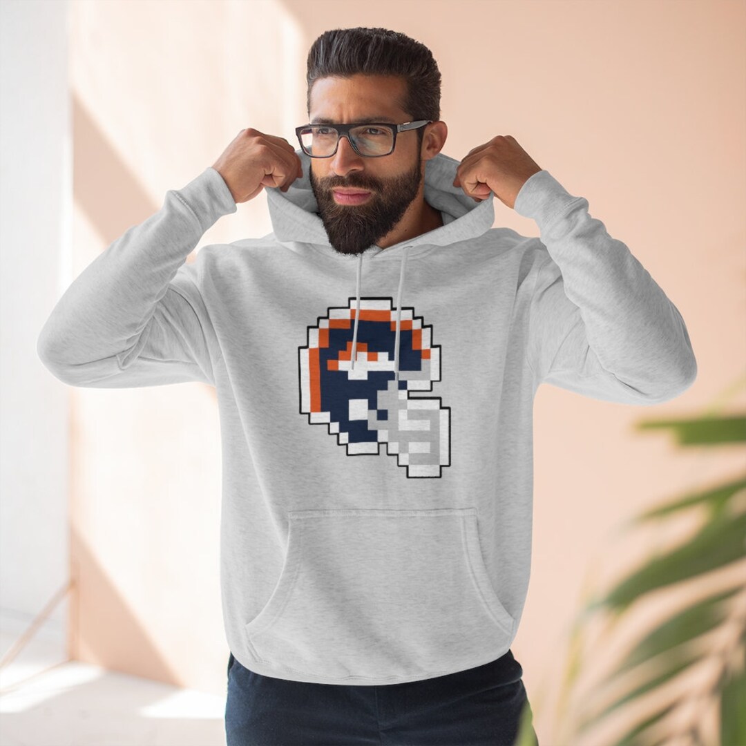 Denver Tecmo Style 8-bit Helmet Premium Hoodie - Etsy