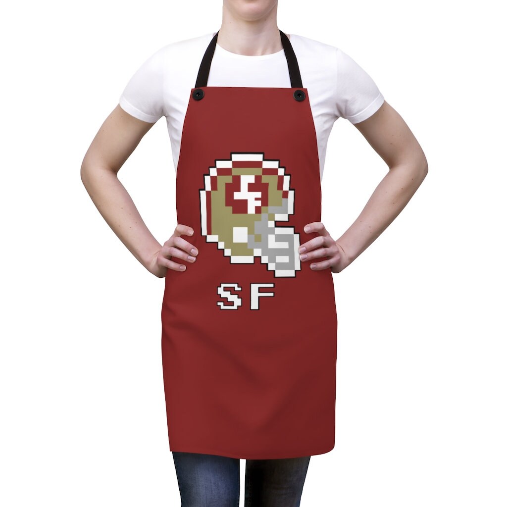San Francisco Tecmo Style 8-bit Helmet Apron - Etsy