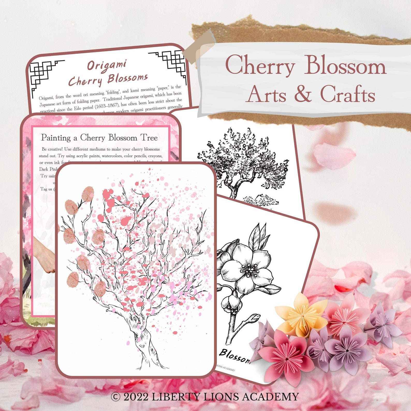 Cherry Blossom Unit Study, Homeschool Spring Study, History, Anatomy ...