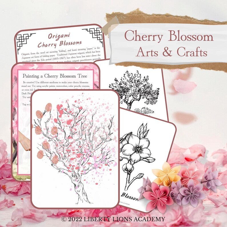 Cherry Blossom Unit Study, Homeschool Spring Study, History, Anatomy ...