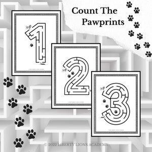 Alphabet, Numbers, Maze, Counting, Preschool, Early Learners ...