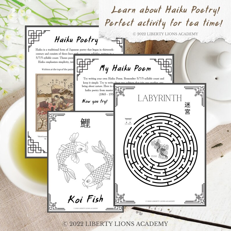 Japanese Brush Art Study: Sumi-e, Shodo & Haiku (digital Print) - Etsy