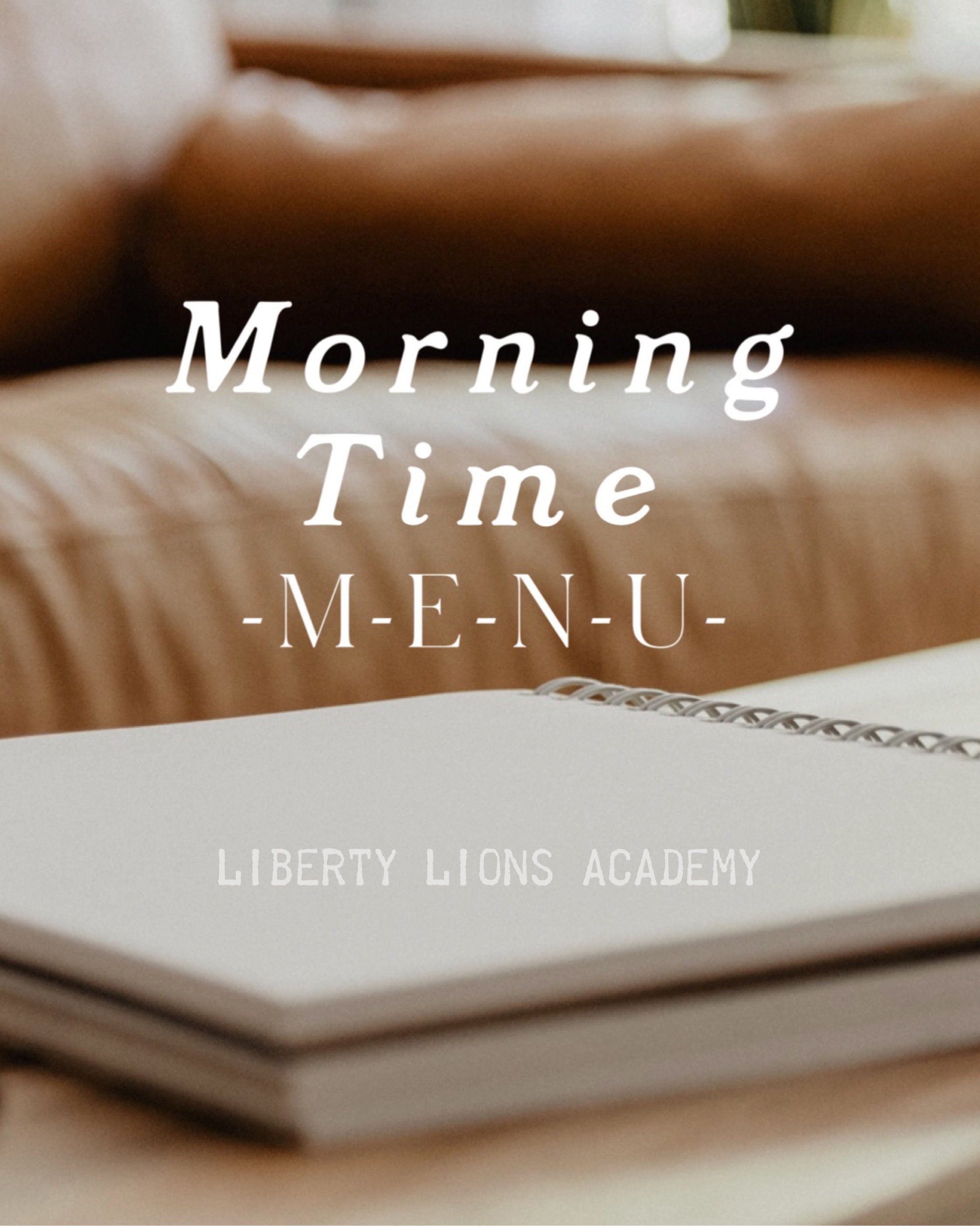 Morning Time Menu - Etsy