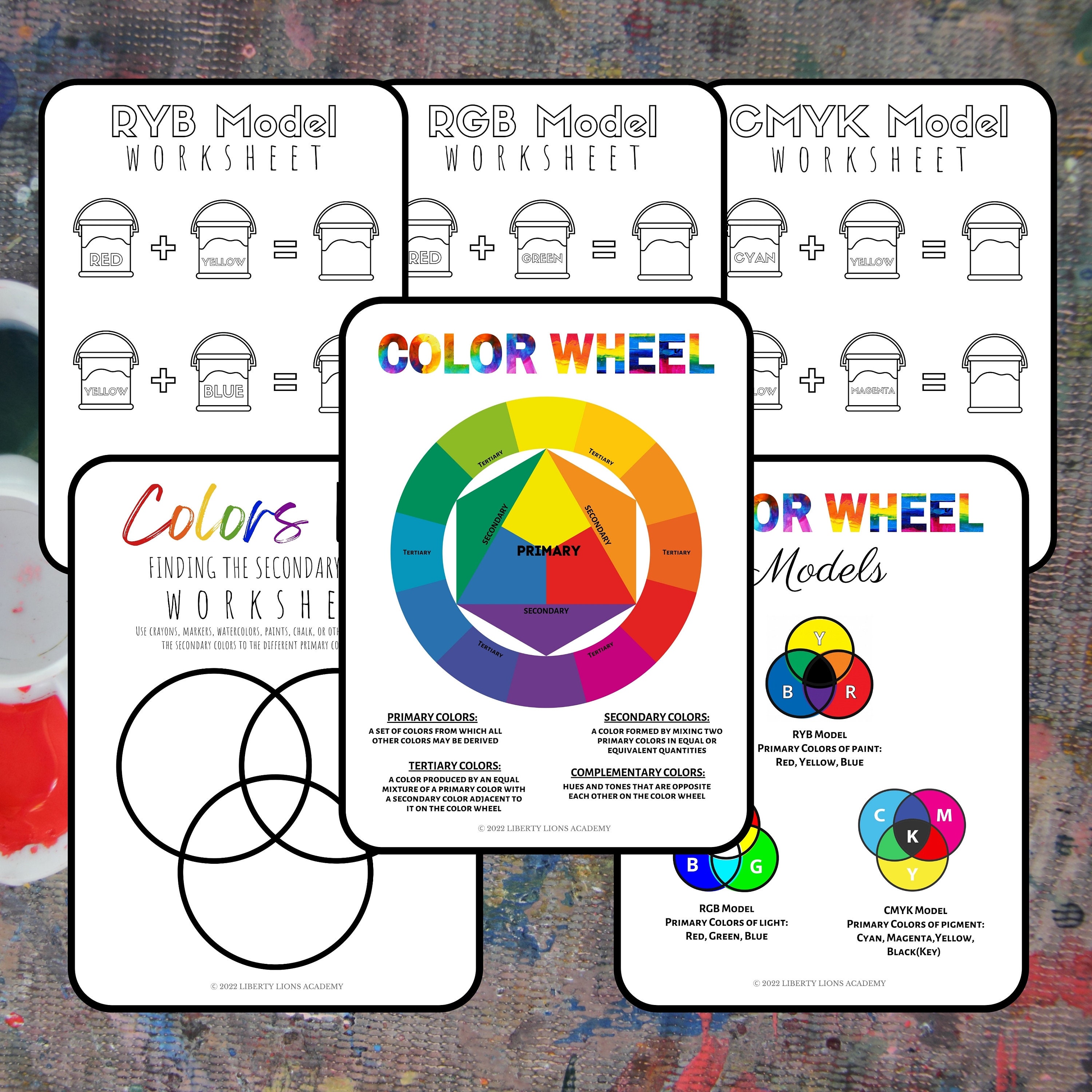 Rainbow Study, Color Wheel, STEM Activity, Homeschool Printable ...