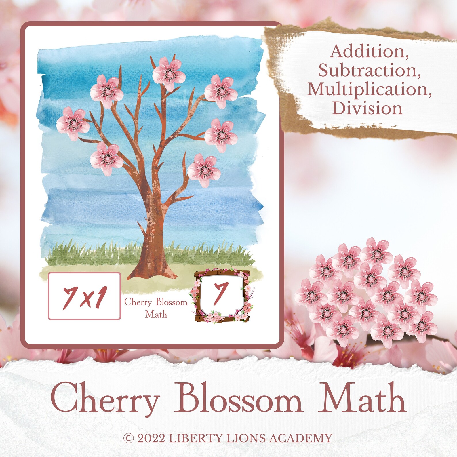 Cherry Blossom Unit Study, Homeschool Spring Study, History, Anatomy ...