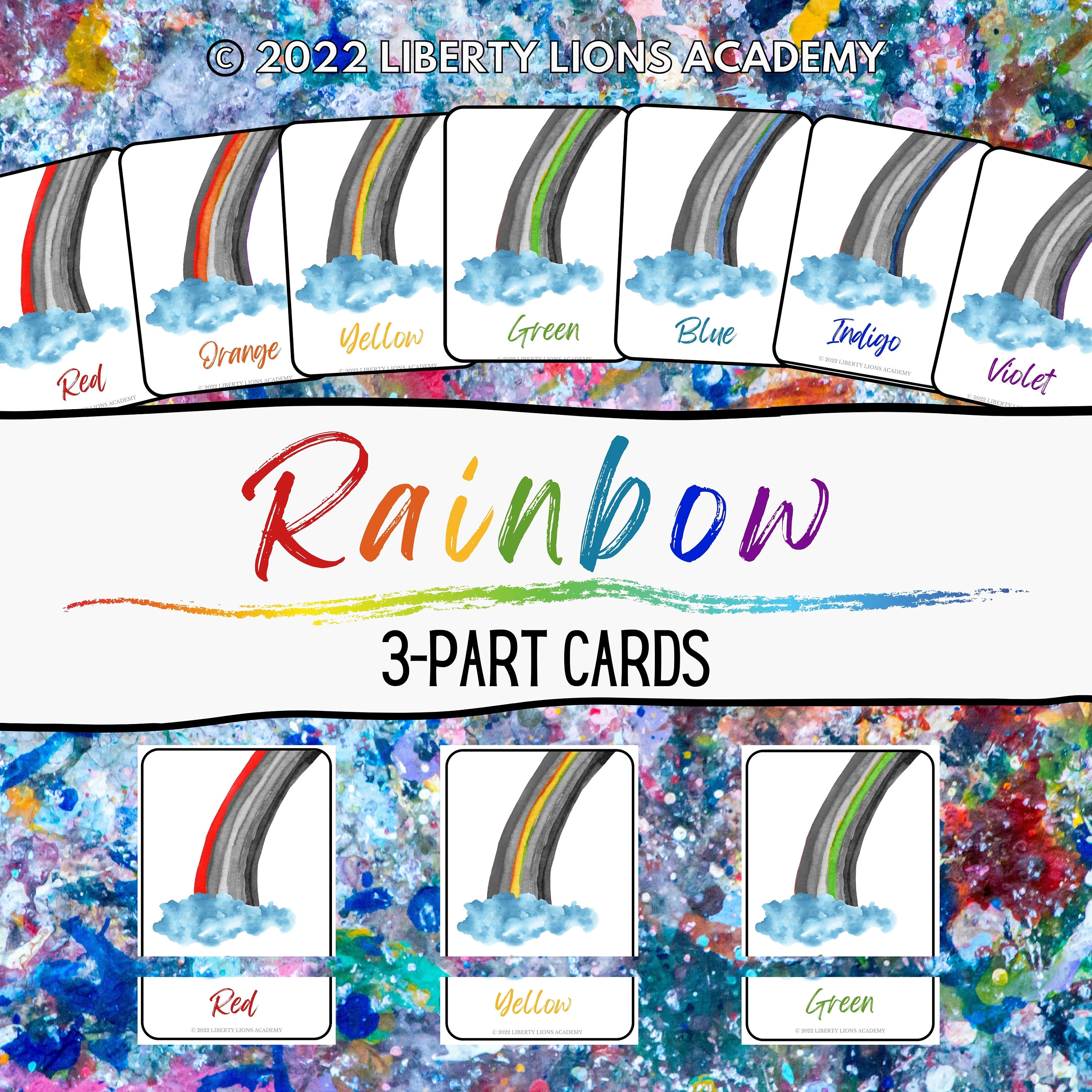 Rainbow Study, Color Wheel, STEM Activity, Homeschool Printable ...