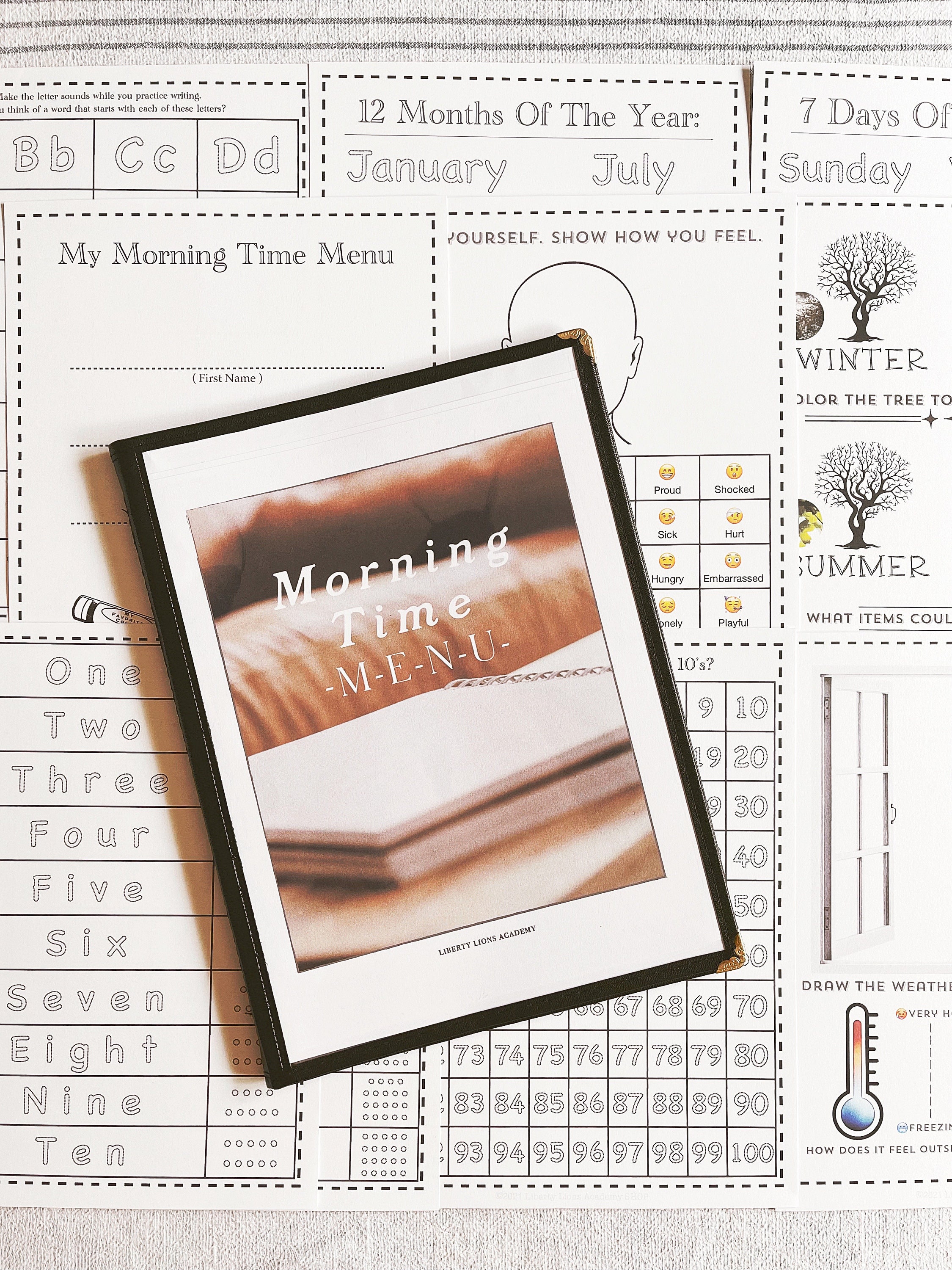 Morning Time Menu - Etsy