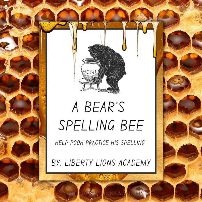 Winnie the Pooh Spelling Pack, Early Learning (digital Download) - Etsy