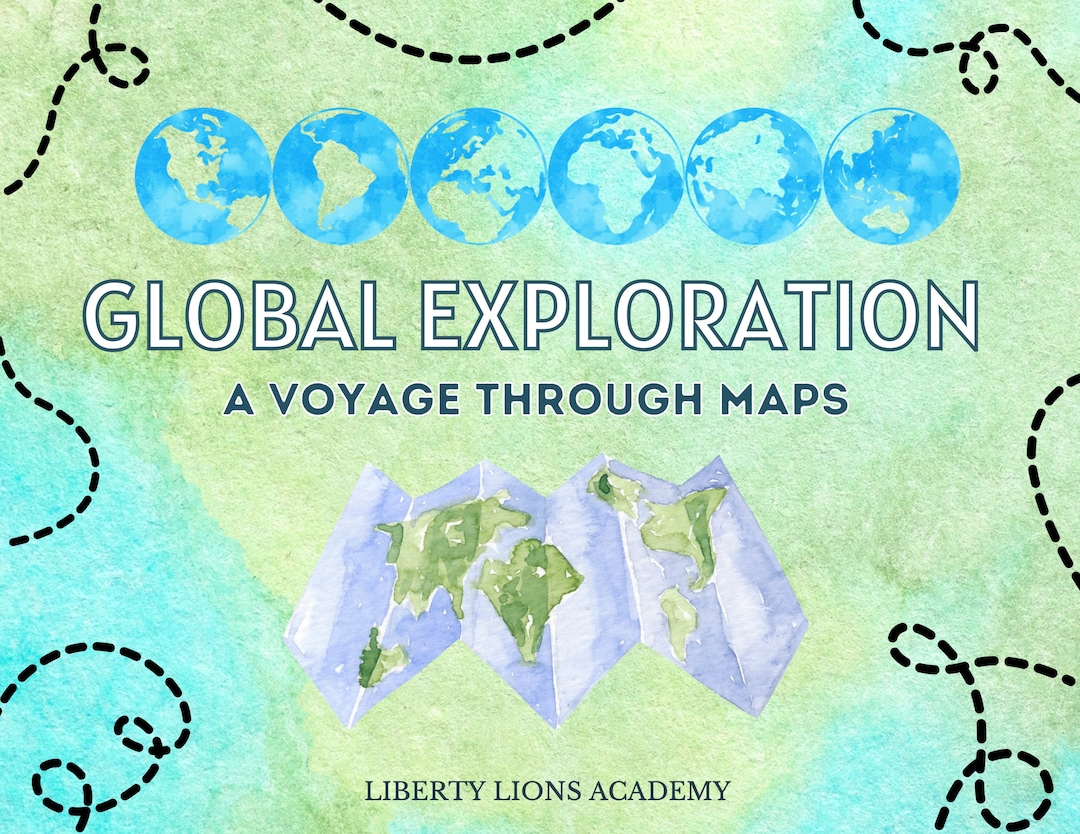 Global Exploration: A Voyage Through Maps - Etsy