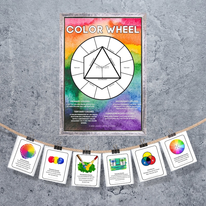 Rainbow Study, Color Wheel, STEM Activity, Homeschool Printable ...