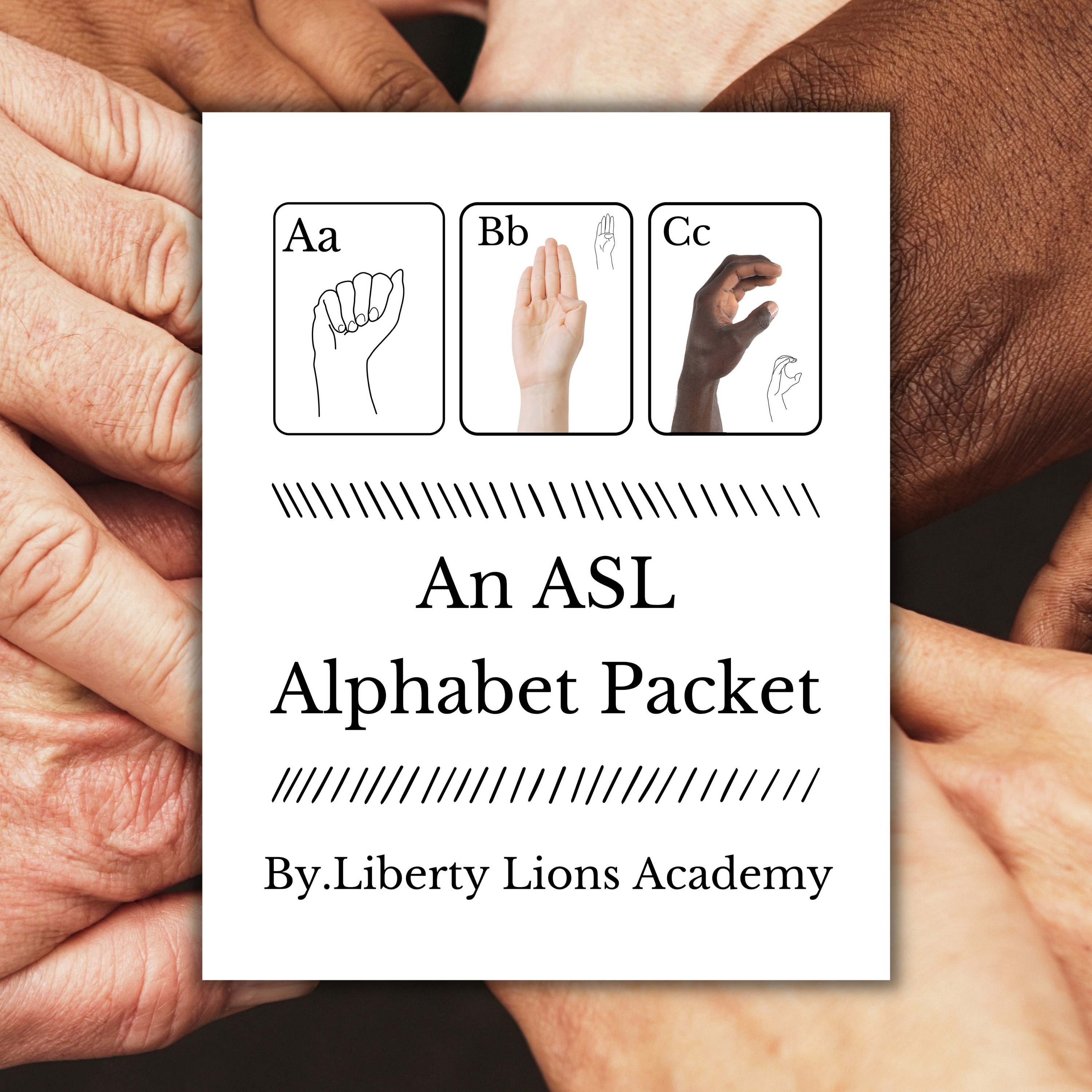 ASL Alphabet Flashcards | Handwriting | Matching Game | American Sign ...