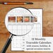 Traceable Monthly Calendar, Elementary, Handwriting Practice, Preschool ...